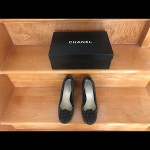 CHANEL | Shoes | Chanel Boule Material Heels | Poshmark